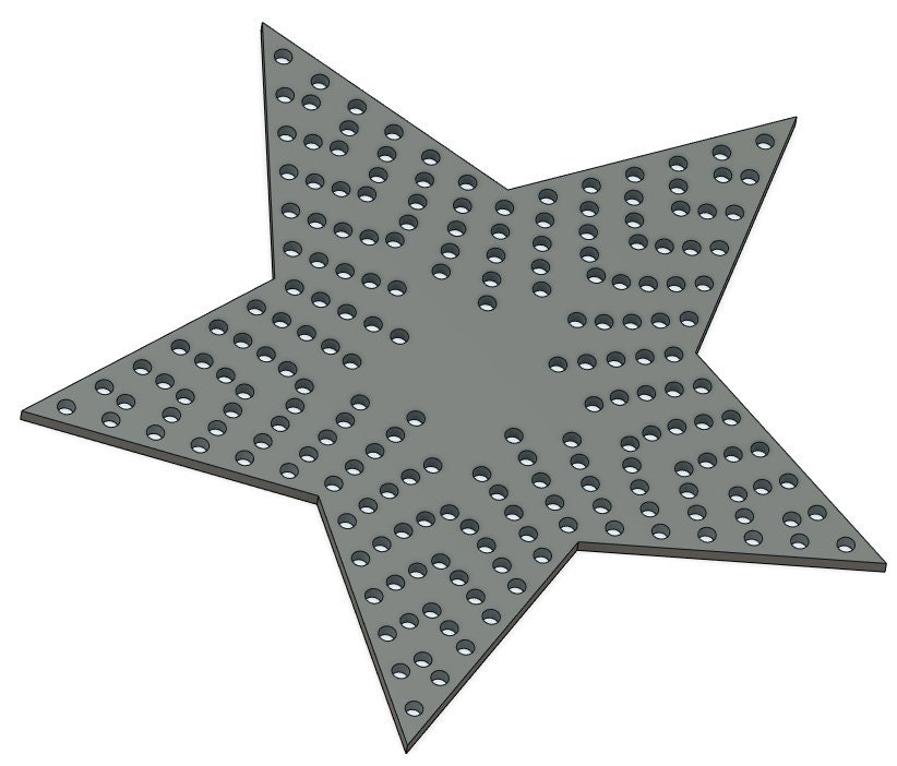 WS2811 Megatree Pixel Star File for Cnc/laser - Etsy