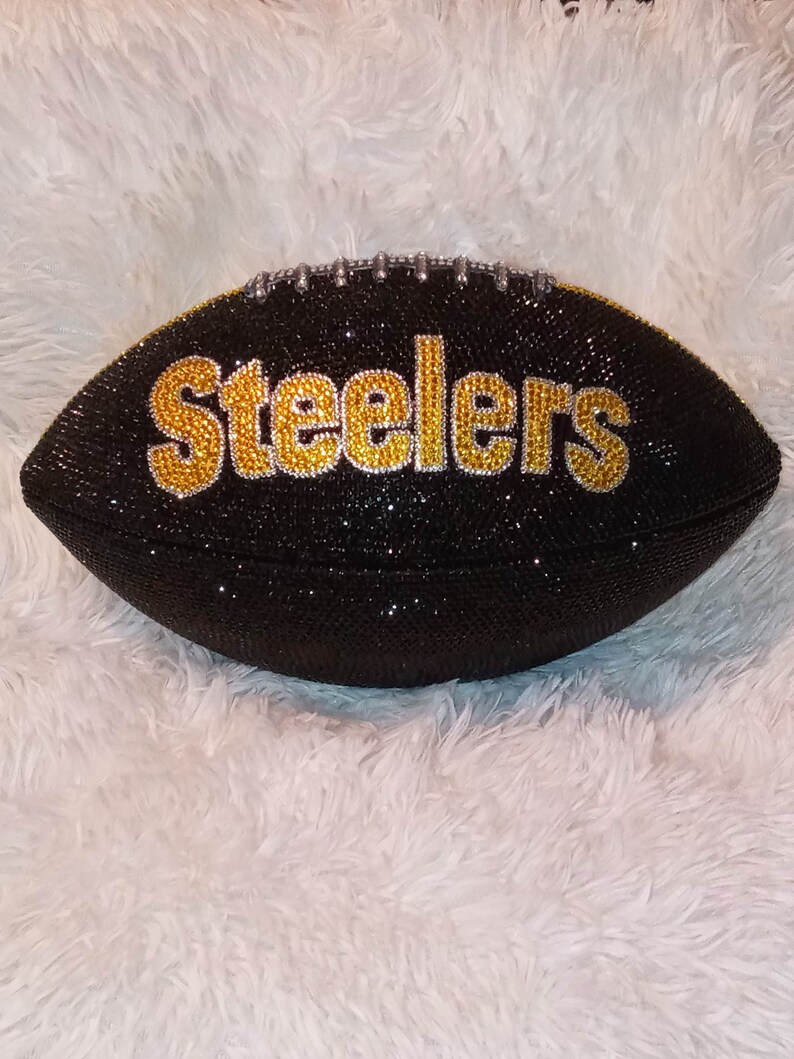 Custom Rhinestone Bling Football - Etsy
