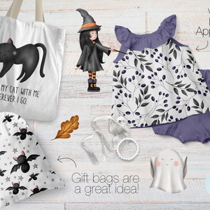 Halloween Watercolor Clipart Set, Cute Halloween Monsters, Cute Little ...