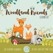 Woodland Animal Friends | Digital Clipart Set | Woodland Animals ...