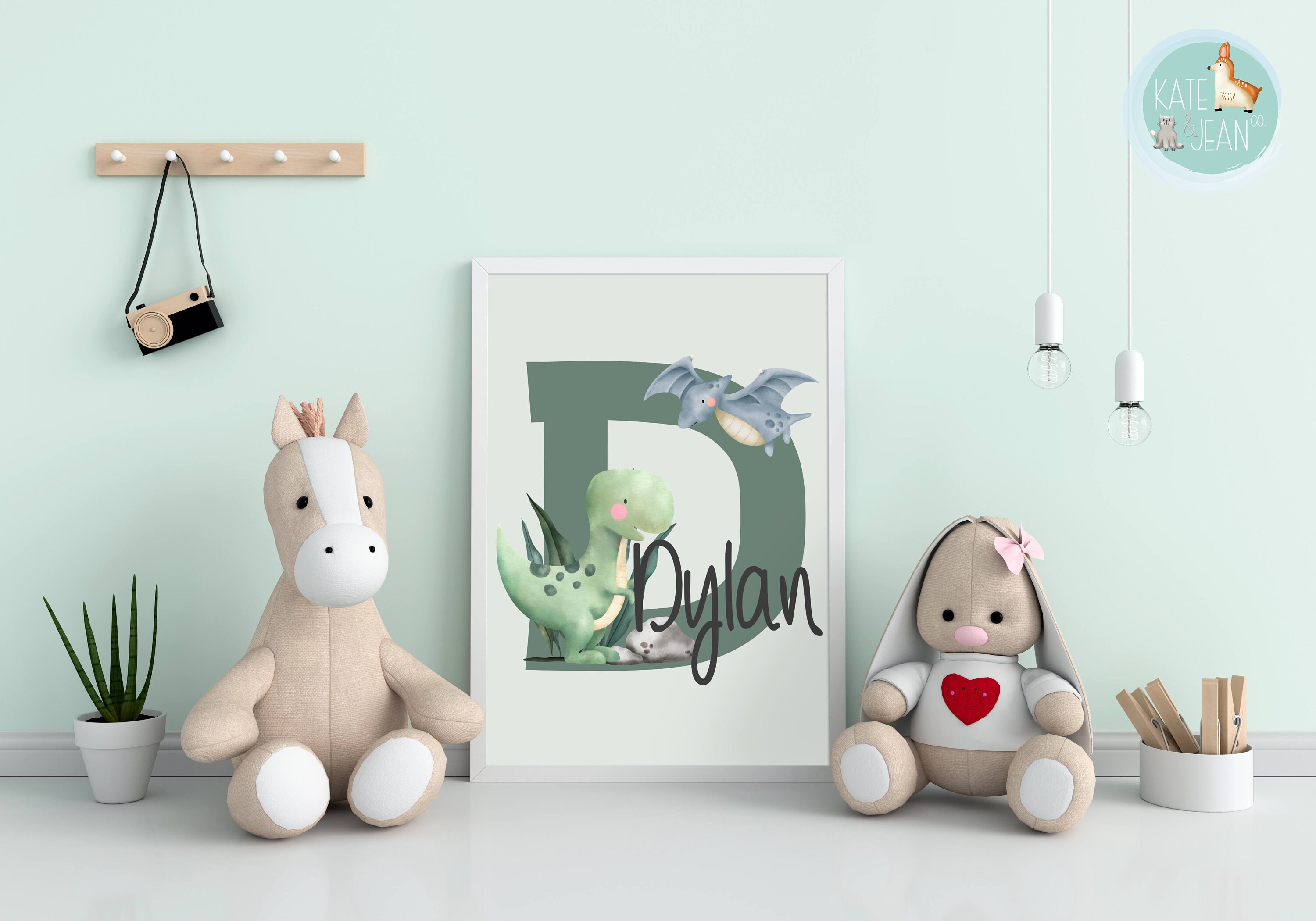 Dinosaur Watercolor Clipart Neutral Dino Clipart Cute - Etsy