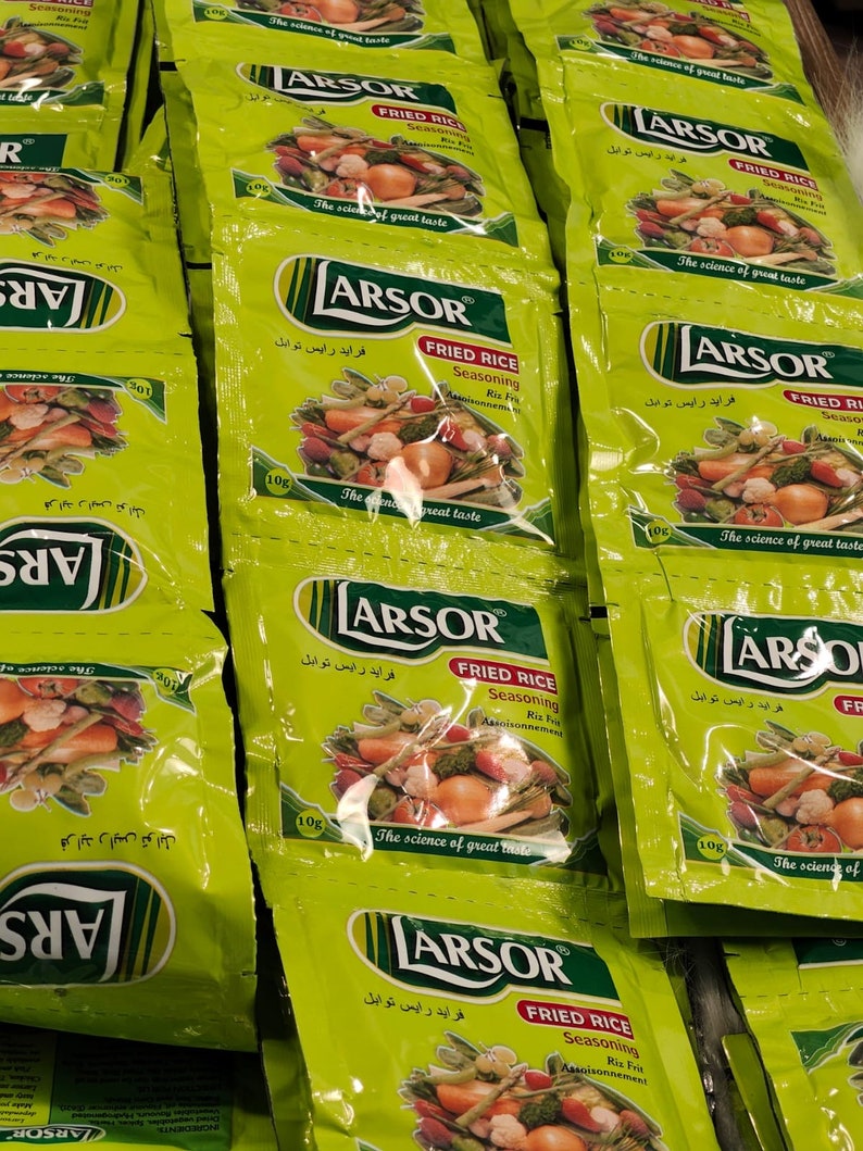 Party Jollof, Larsor Fried Rice Seasoning, Peppe&onion Seasoning Mix ...
