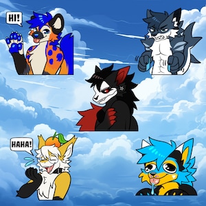 Furry Telegram Sticker Pack YCH - Etsy