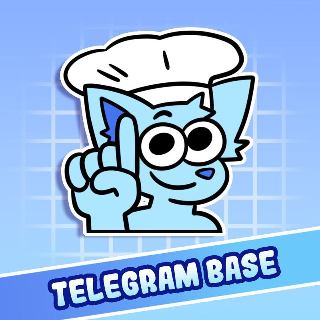 One Sec Cooking Furry Telegram Sticker - Instant Download - Etsy