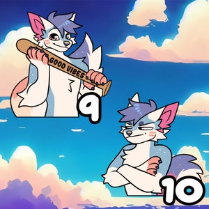 Furry Telegram Sticker Pack YCH - Etsy