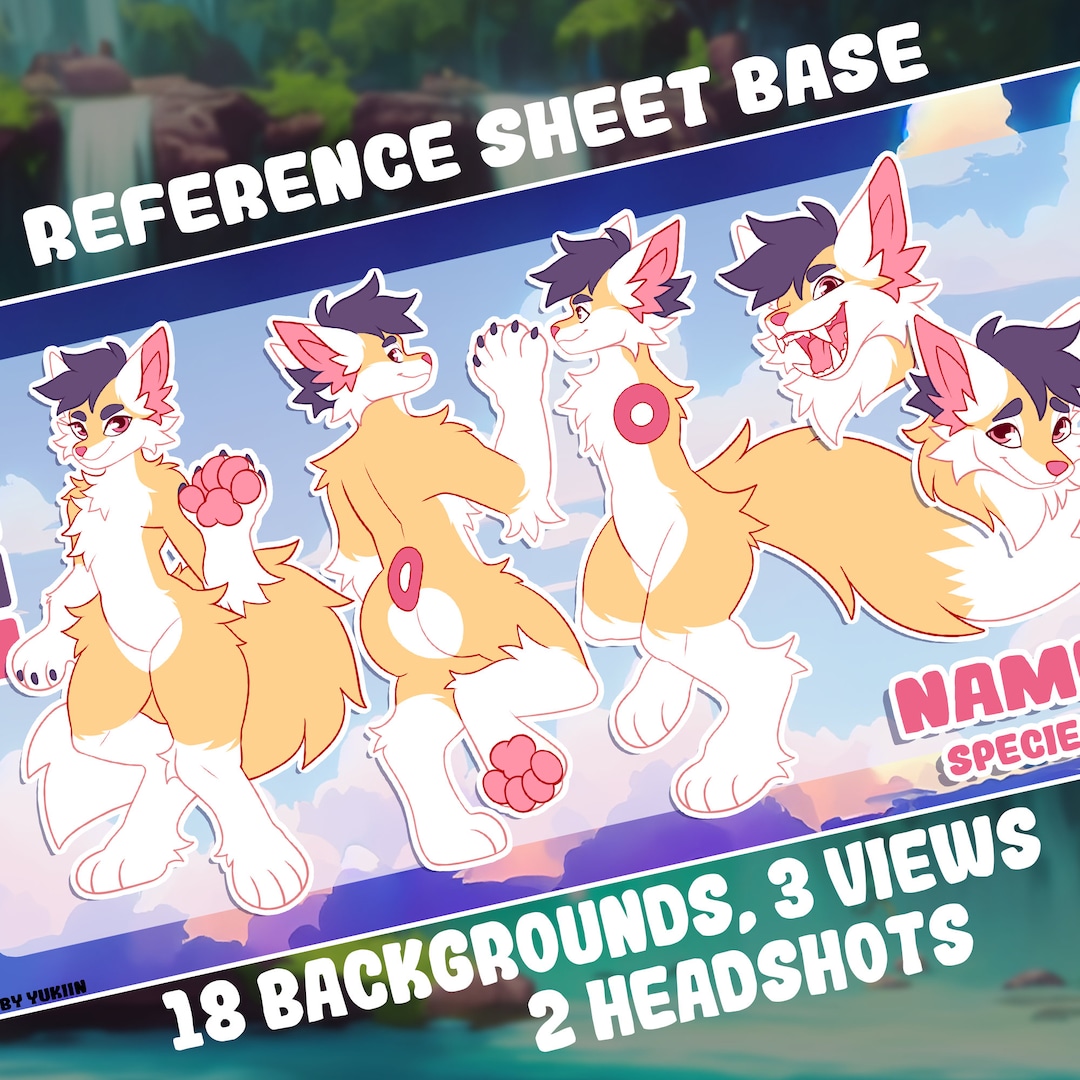 Canine Reference Sheet Base - Instant Download - Etsy