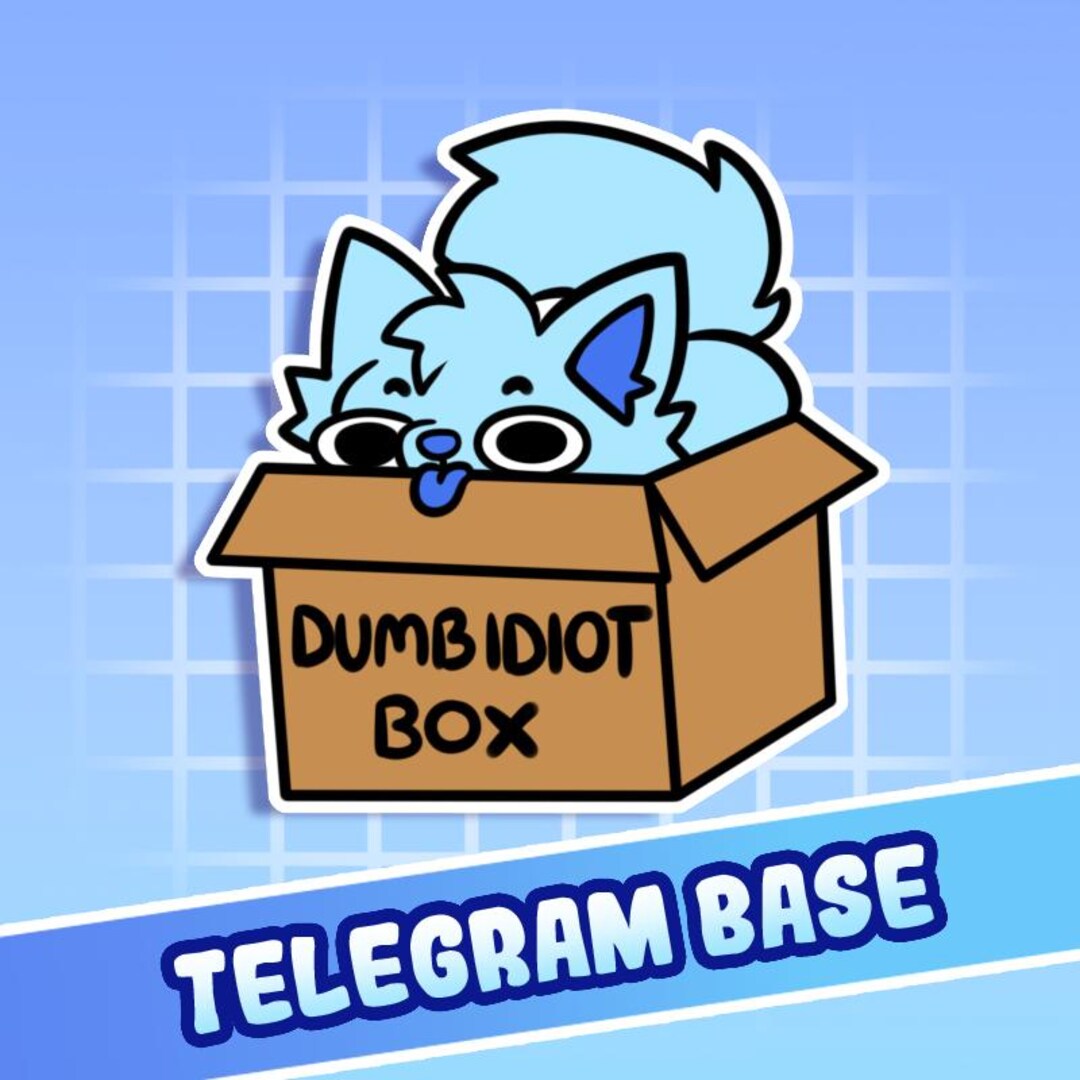 Idiot Box Furry Telegram Sticker - Instant Download - Etsy
