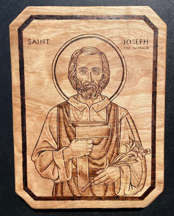 Custom Handmade Wood-burned Religious Icon Religious Décor | Etsy