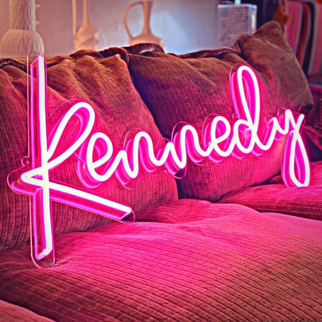 Custom Name Neon Sign for Kids, Neon Sign Bedroom,neon Sign Custom Girl ...