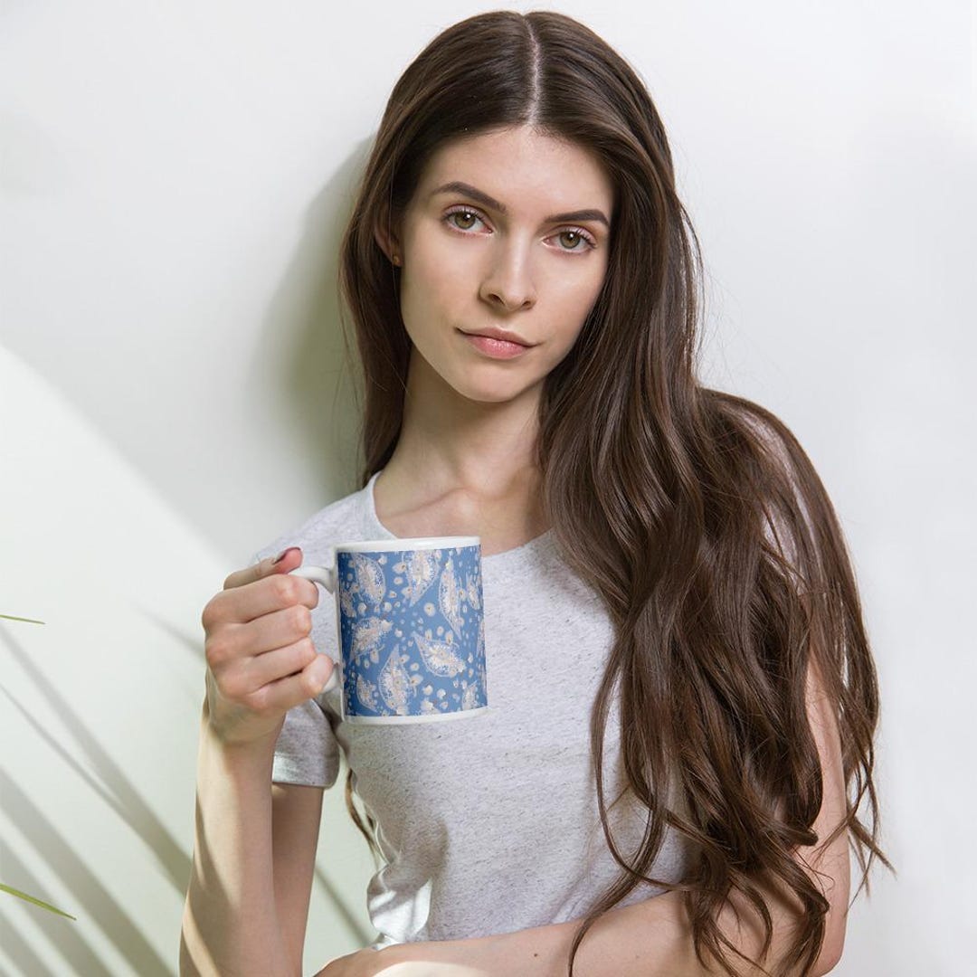 Milkweed Seeds Mug: Nature-inspired Ceramic Coffee Cup - Etsy