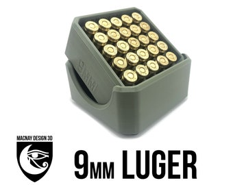 9mm Ammo Box 50 Round Storage Loading Tray 3D Printed - Etsy