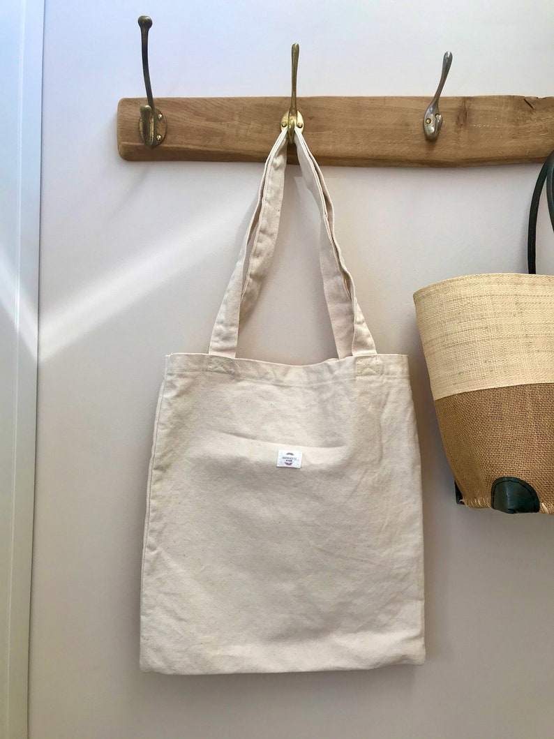 100% Cotton Heavy Duty Farmhouse Tote Bag | Etsy