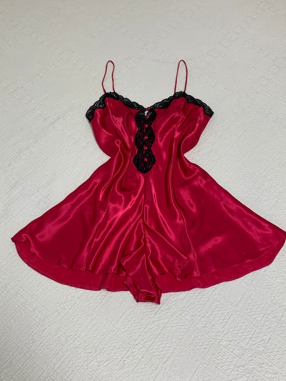 Vintage Satin Teddy Size Gem