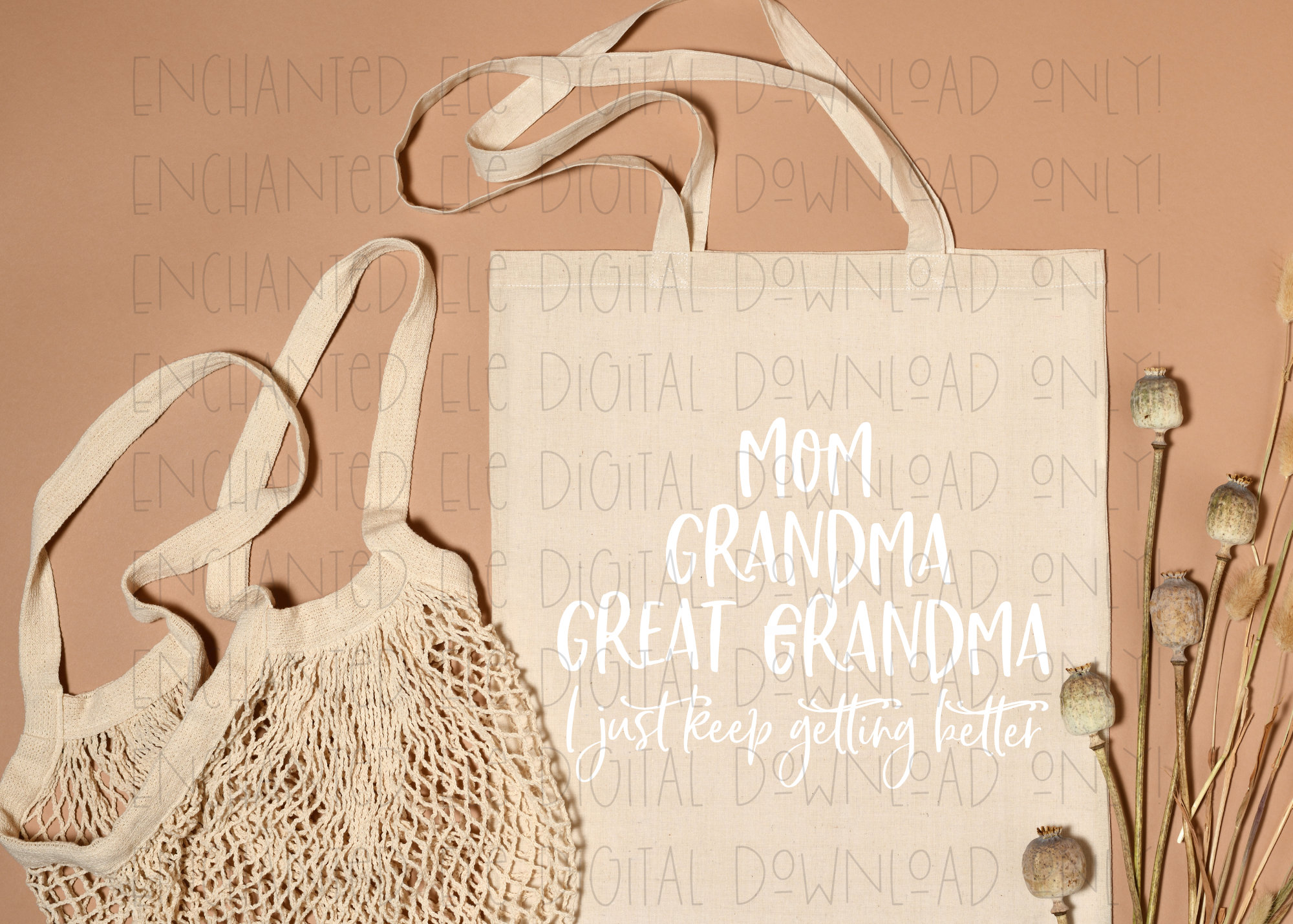 Mom, Grandma, Great-grandma - Getting Better - SVG Digital Download - Etsy