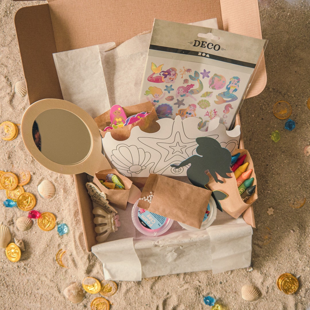 Happy Box Mermaid: DIY Kit Craft Fun for Children - Etsy