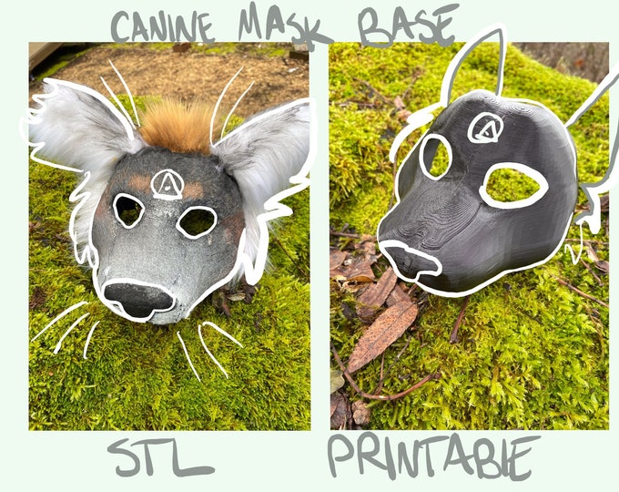 Border Collie Printable Therian Mask Base File STL - Etsy UK