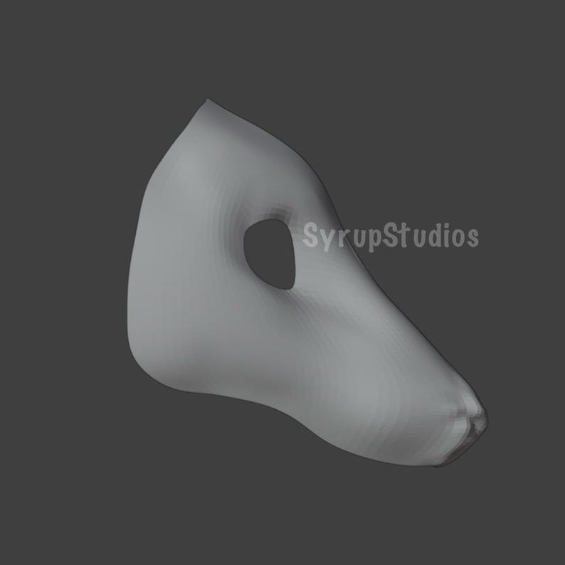 Opossum 3D Printed Therian Mask Base (waterproof + Mesh!) - Etsy