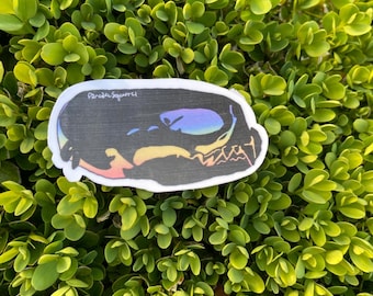 Giant Otter Skull Waterproof Sticker-conservation Series - Etsy