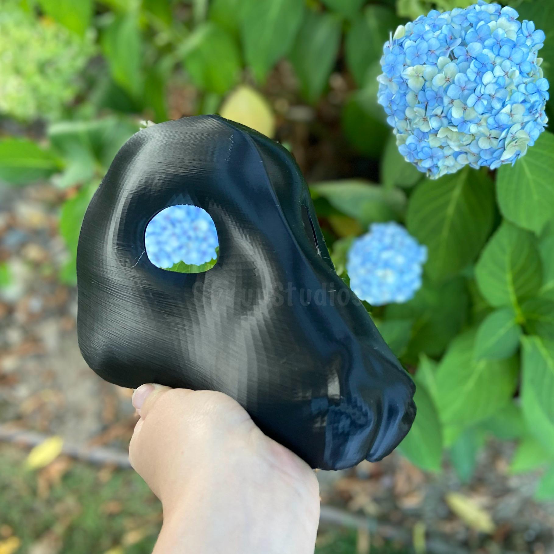 Opossum 3D Printed Therian Mask Base (waterproof + Mesh!) - Etsy
