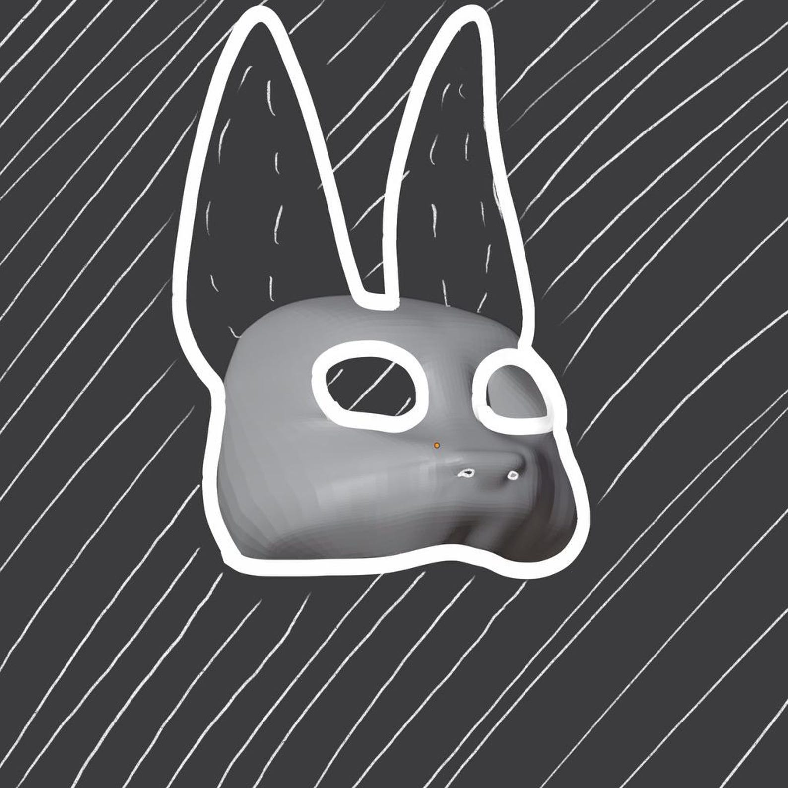 Fennec Fox Printable Therian Mask Base File - Etsy