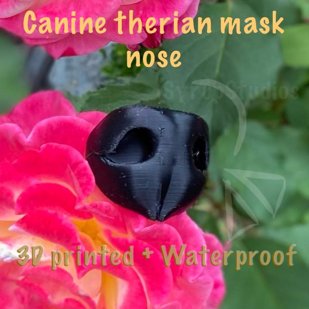 3D Printed Canine Therian Mask Nose [waterproof, Durable, Usable] - Etsy