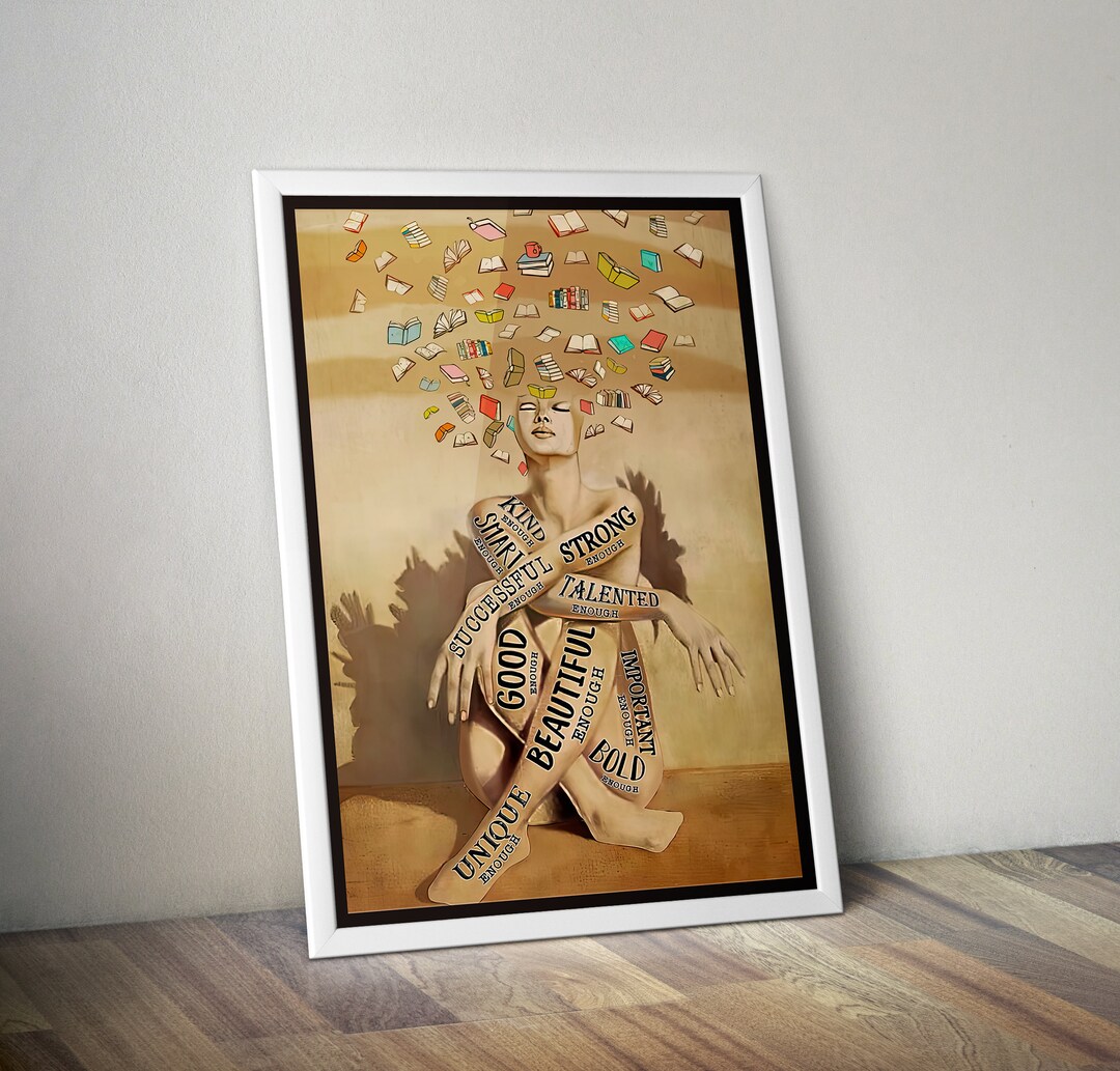 Book Lover Poster Book Lover Knowledge Poster Bookish Gifts - Etsy