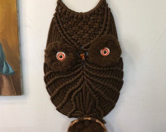 Macrame Owl Vintage - Etsy