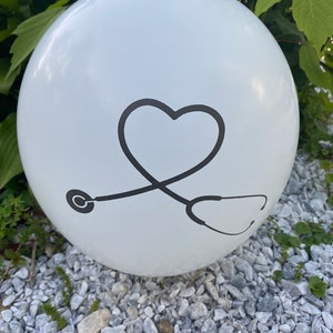 Stethoscope Custom Balloons - 12 Inch - (set of 10) - Etsy