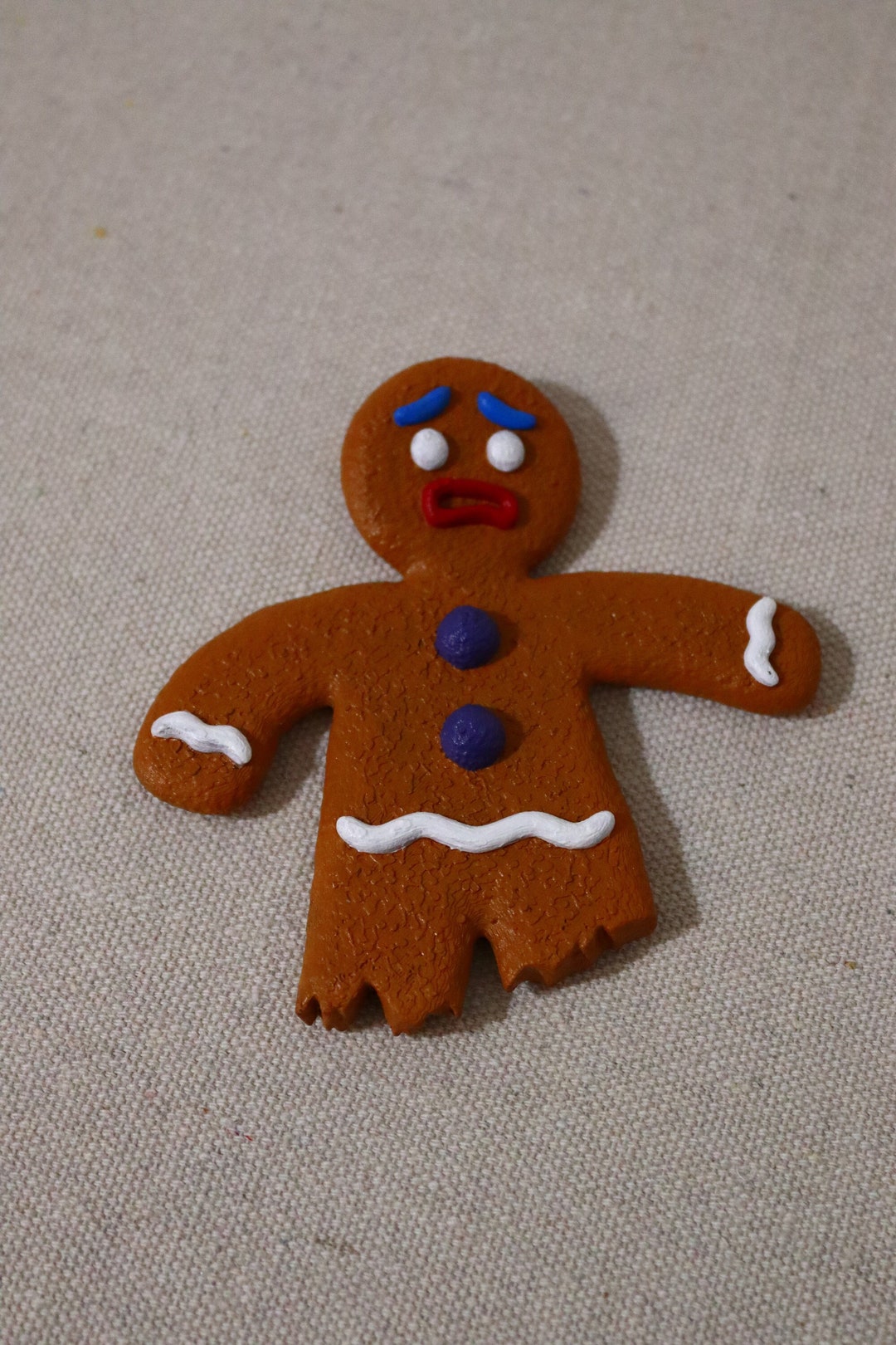 Gingerbread Man Refrigerator Magnet From Shrek "gingy" - Etsy
