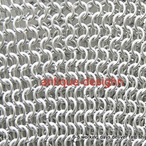 Ready Handmade Aluminum Chainmail 16 Guage 10mm ,butted Ring Chain Mail ...
