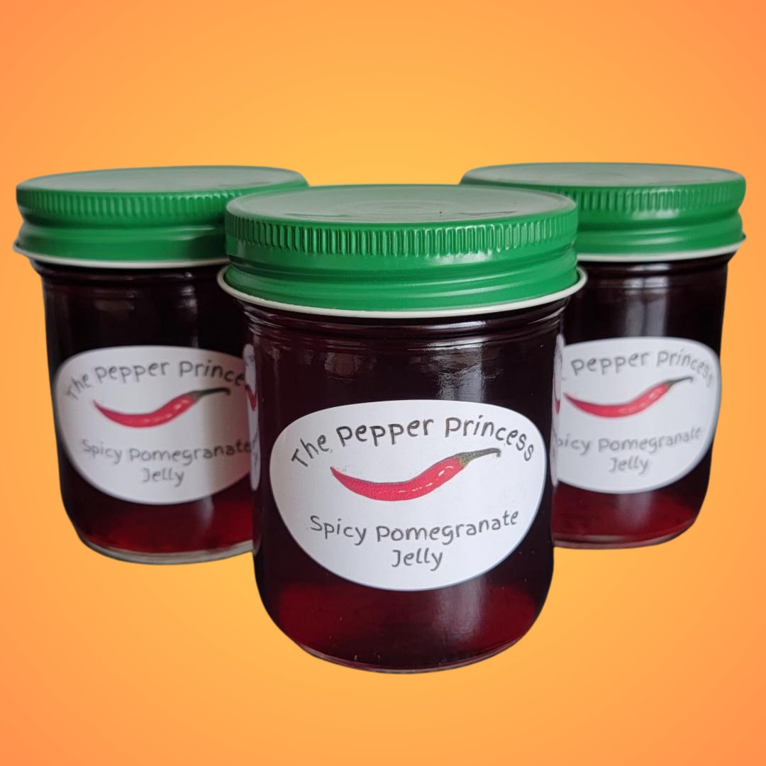 Spicy Pomegranate Jelly 3 Pack Best Tasting Jelly Spicy Fruit Jelly ...