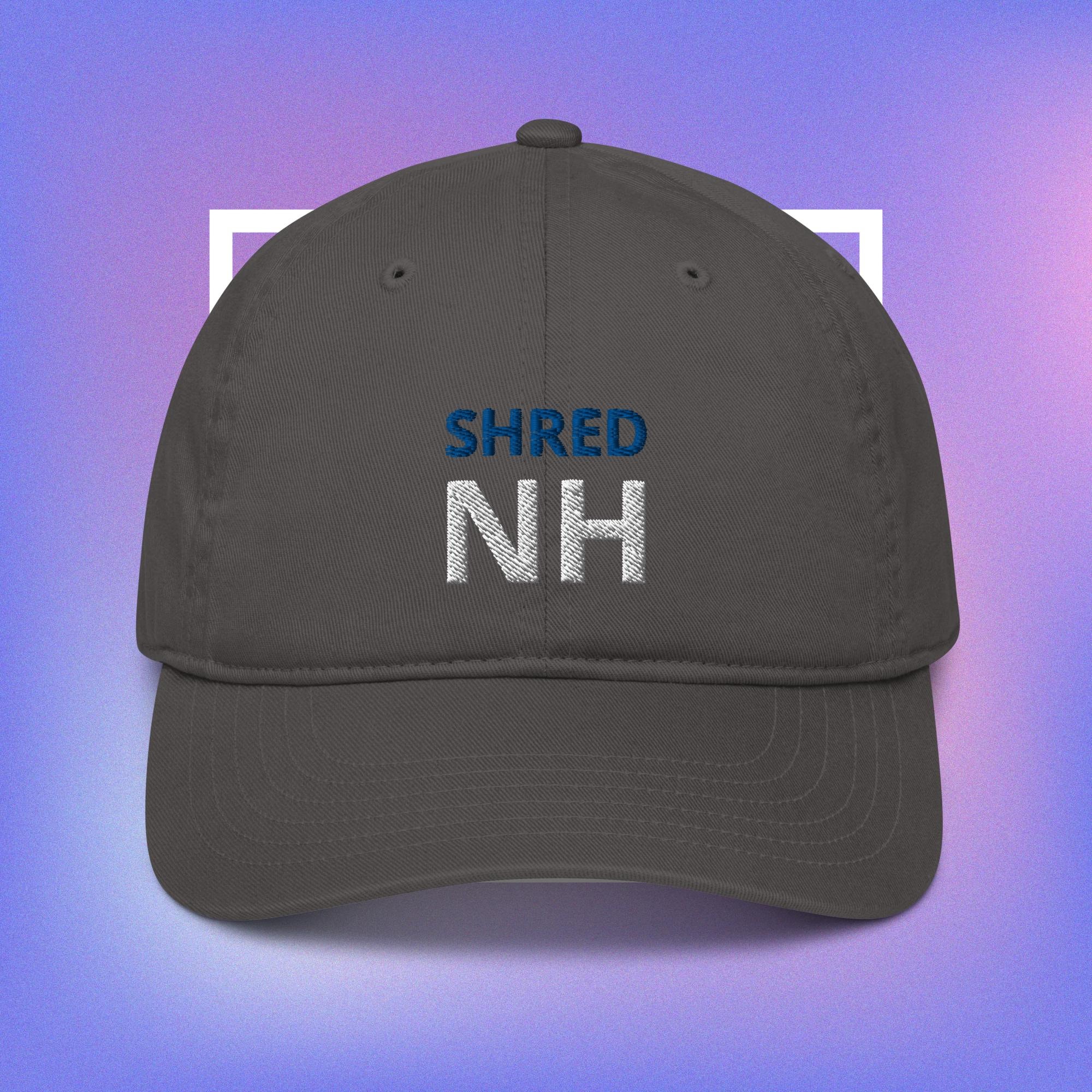 Shred NH Hat Organic Cotton Ski NH Cap Maine Skiers Hat Gift for Skiers ...