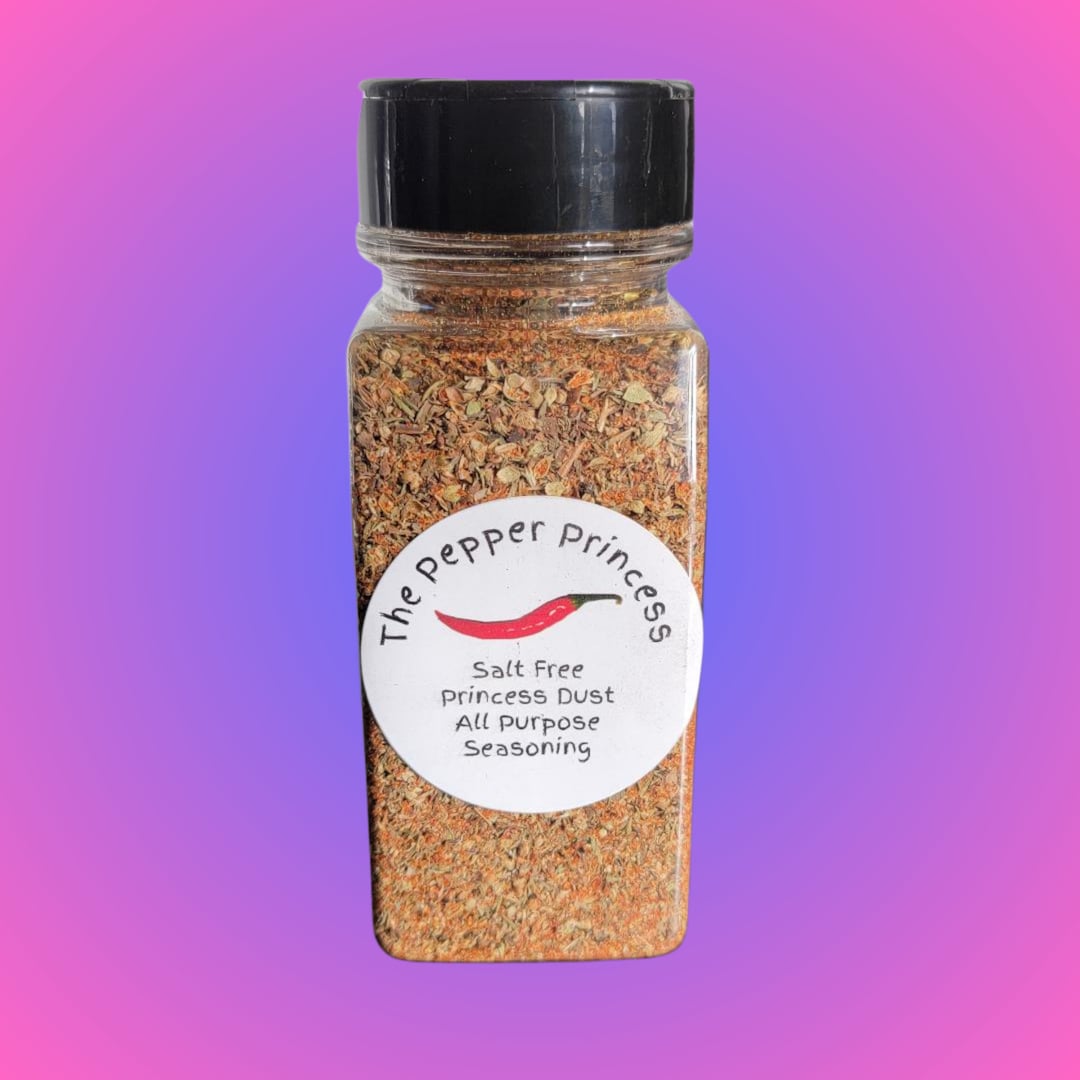 Large Salt-free Princess Dust – All-purpose Sodium-free Seasoning and Rub – Flavorful Blend for ...