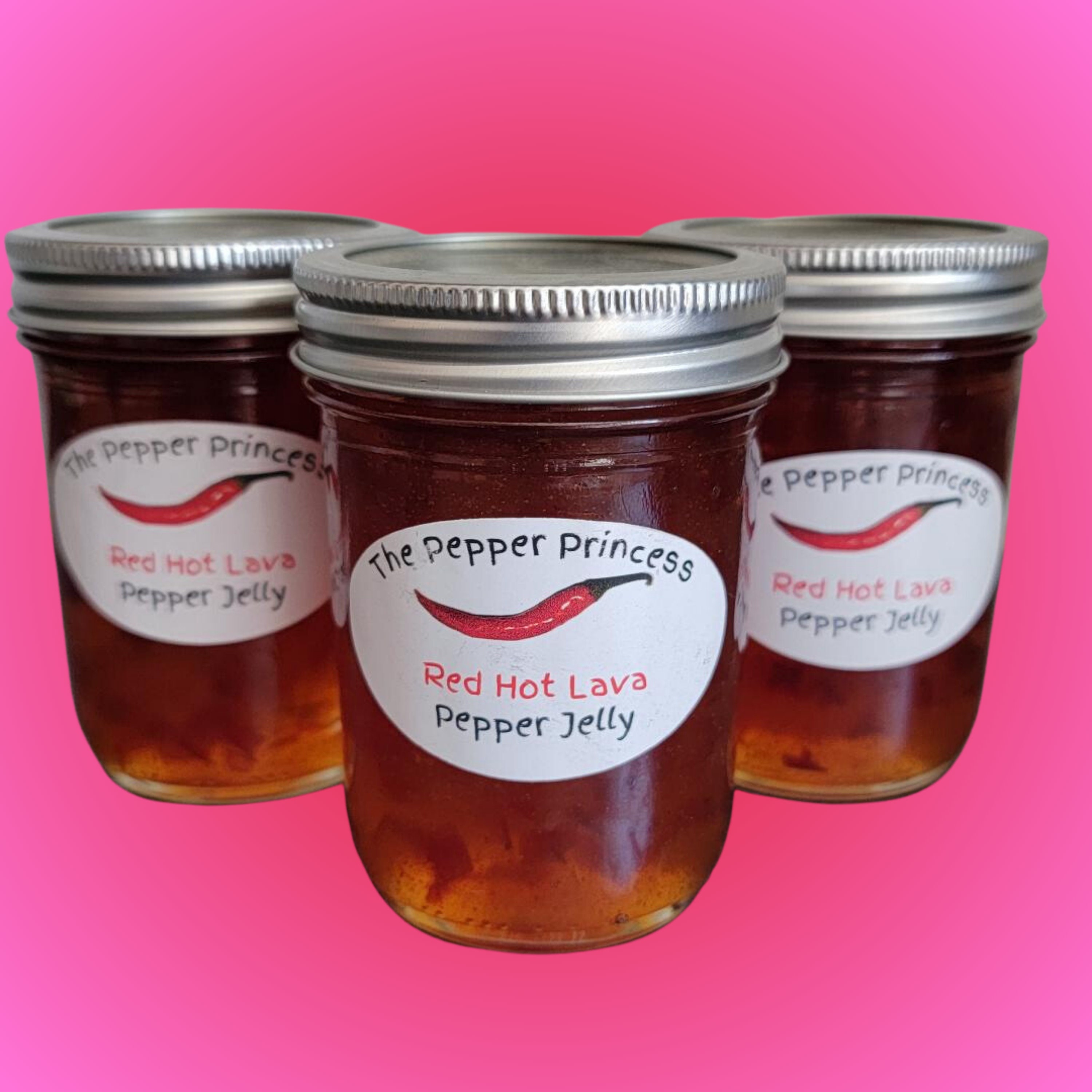 Red Hot Lava Pepper Jelly Seriously Hot Jelly Superhot Pepper - Etsy
