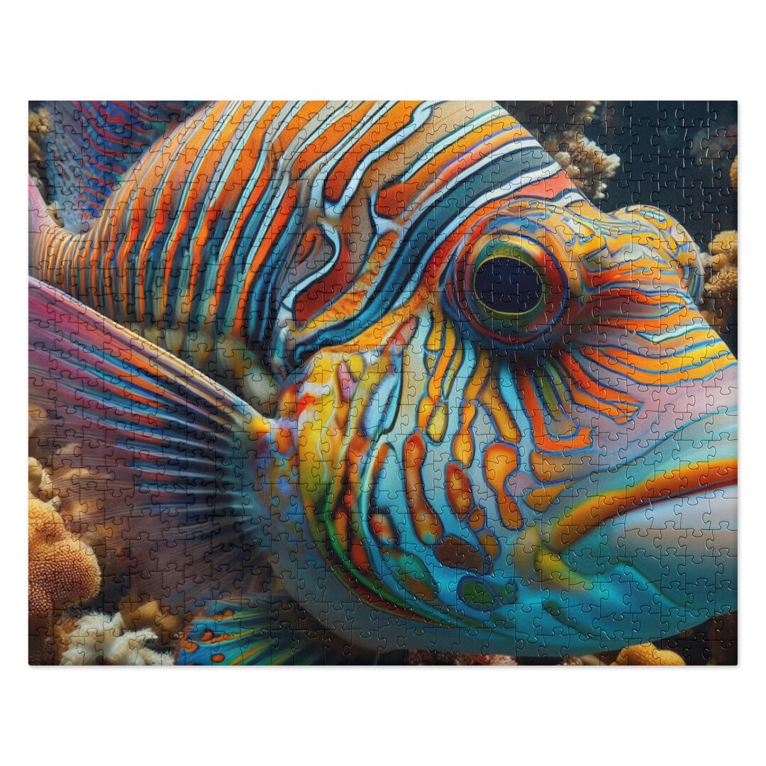 Colorful Fish Jigsaw Puzzle Eco Friendly Gift Family Fun Night Gift ...