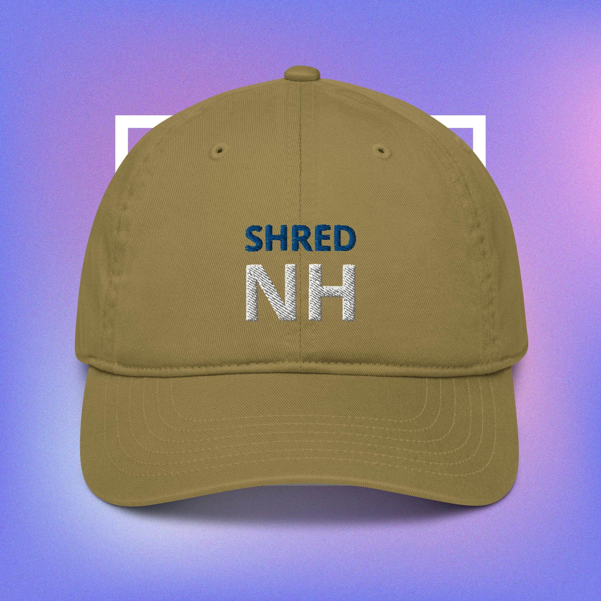 Shred NH Hat Organic Cotton Ski NH Cap Maine Skiers Hat Gift for Skiers ...