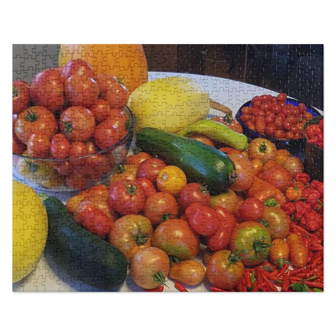Vegetable Cornucopia Jigsaw Puzzle I Love Gardening Gift Puzzle Family ...