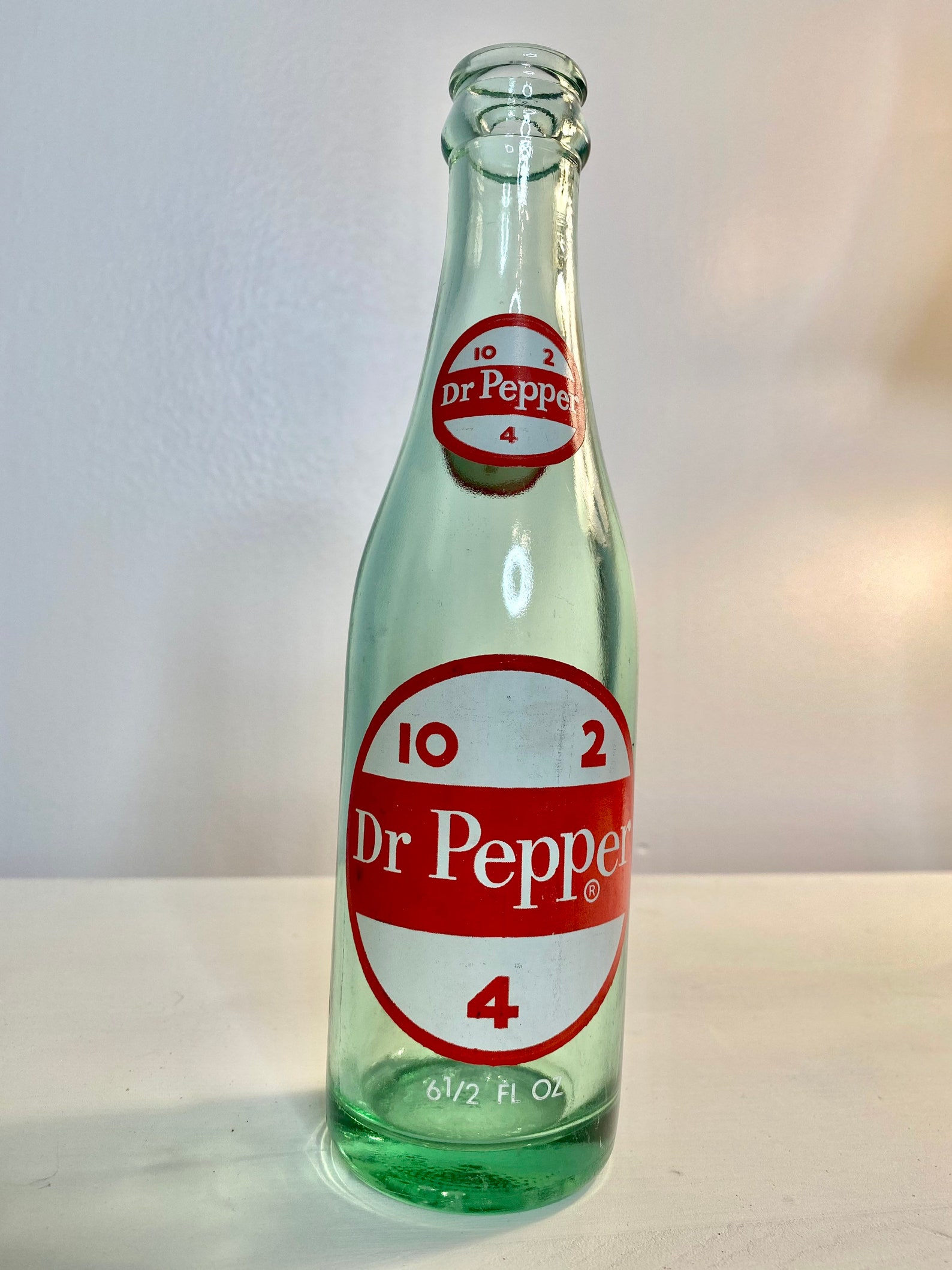 1950s 10-2-4 Dr Pepper glass Bottle 6 1/2 oz | Etsy