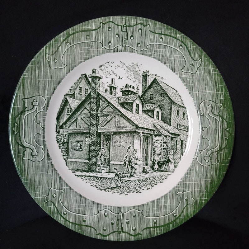 Green Transferware - Etsy