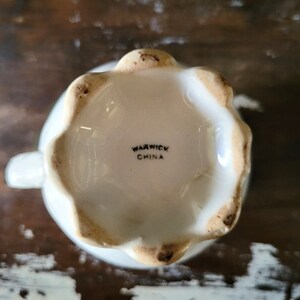 Antique Warwick China Creamer /small Pitcher, Country Cottage ...