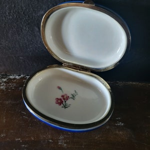 Vintage Attributed F. Boucher Porcelain Trinket Box, French Romantic ...