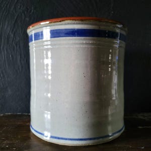 Vtg Mark Essig Stoneware Crock Centreville Virginia Pottery Crock ...