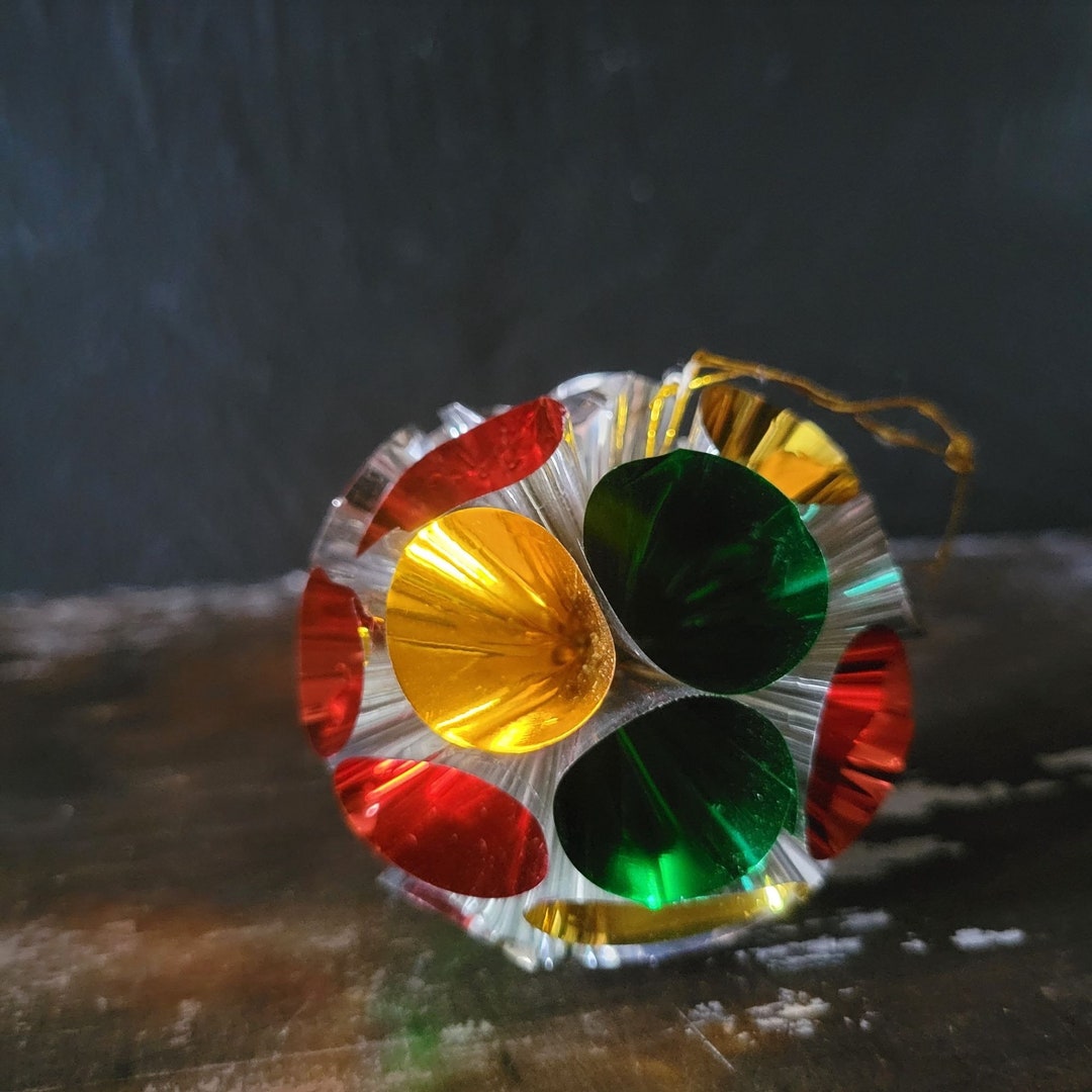 Vintage Christmas Atomic Foil Ornament, Vintage Christmas Ornament - Etsy