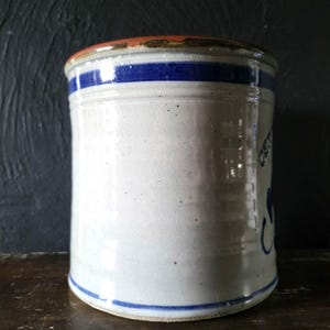 Vtg Mark Essig Stoneware Crock Centreville Virginia Pottery Crock ...