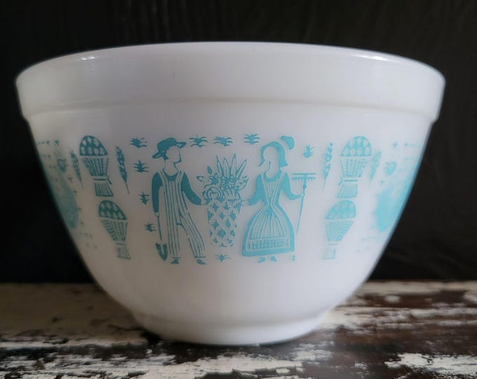 Vintage Pyrex Amish Butterprint Mixing Bowl 1.5 PT #401 Pyrex Nesting ...