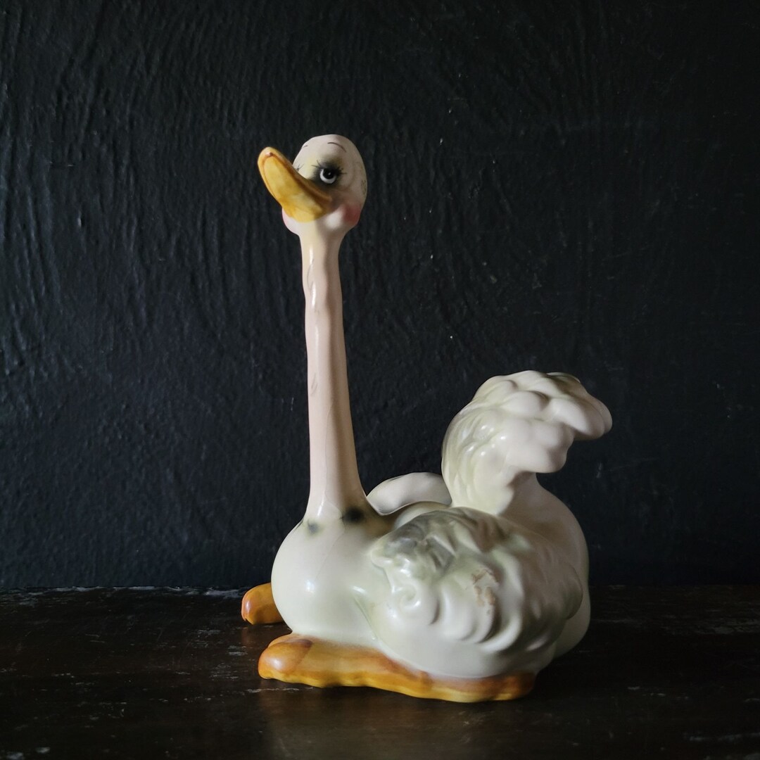 Vintage Joseph Originals Ceramic Ostrich Figurine - Etsy