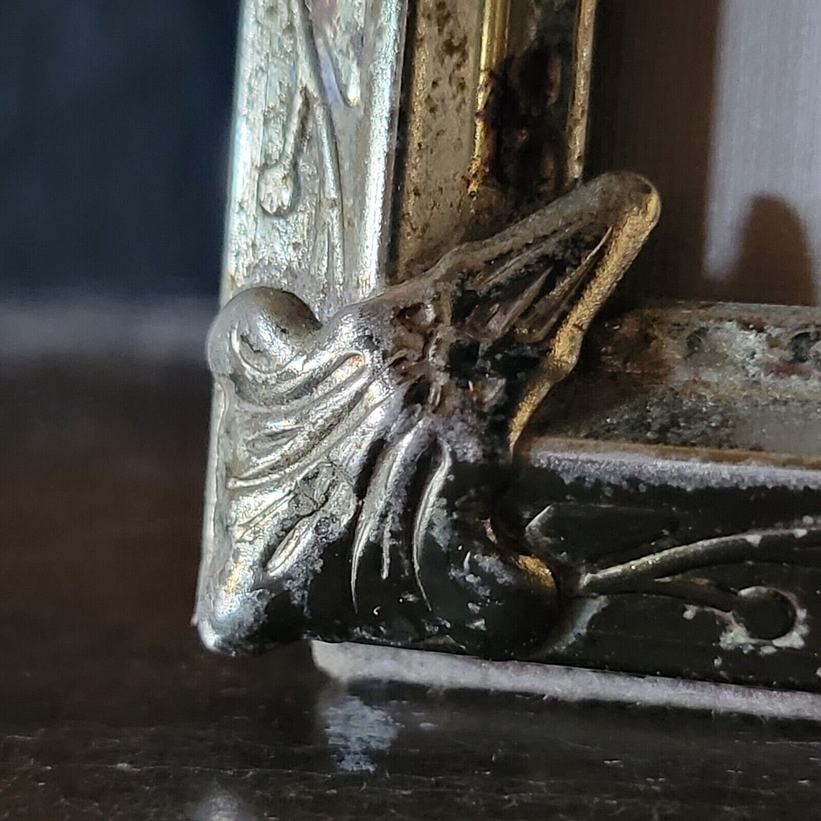 Vintage Metal Picture Frame With Antique Photo of Couple - Mollie and ...