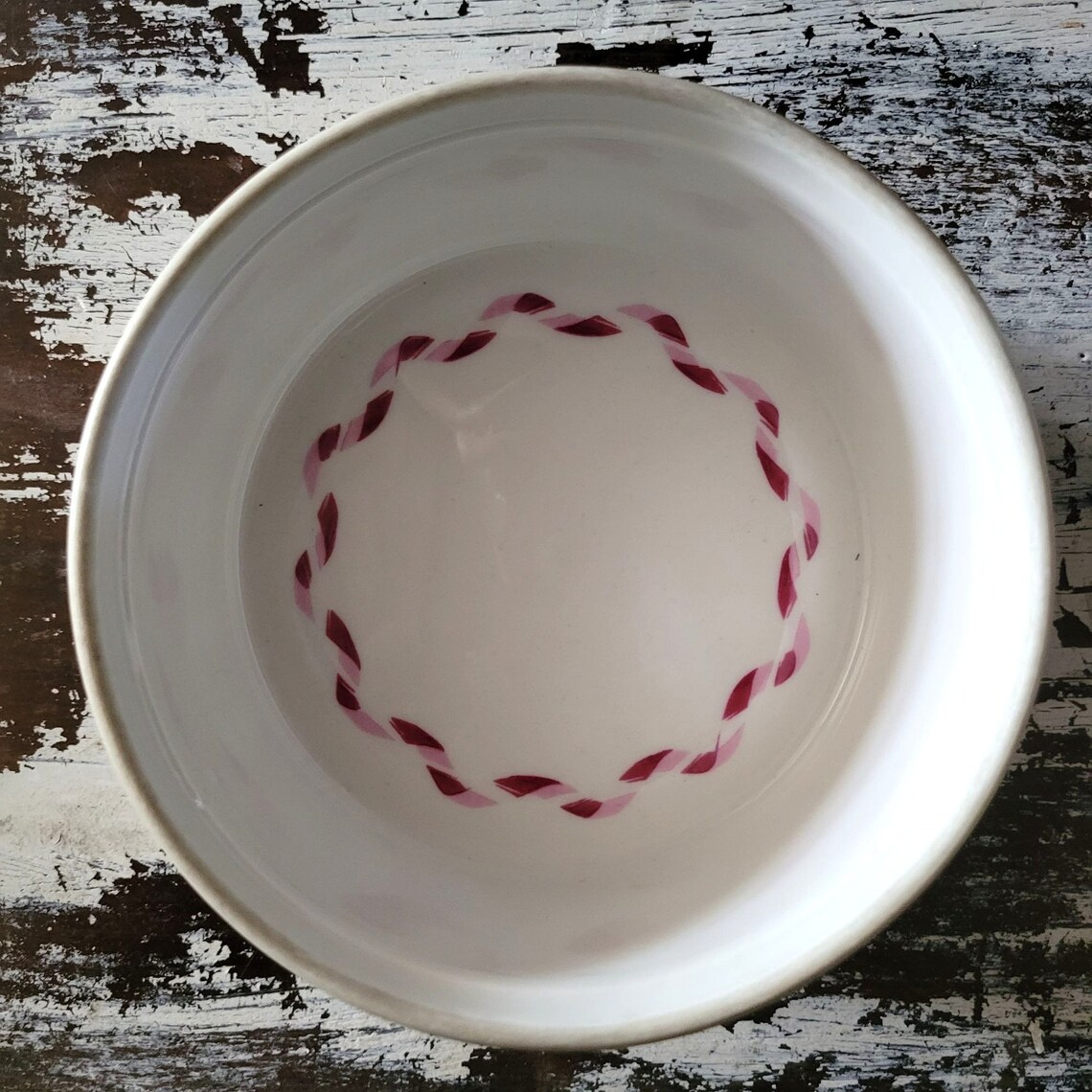 Vintage Porcelaine De Paris Souffle Bowl With Flower Garland Design ...
