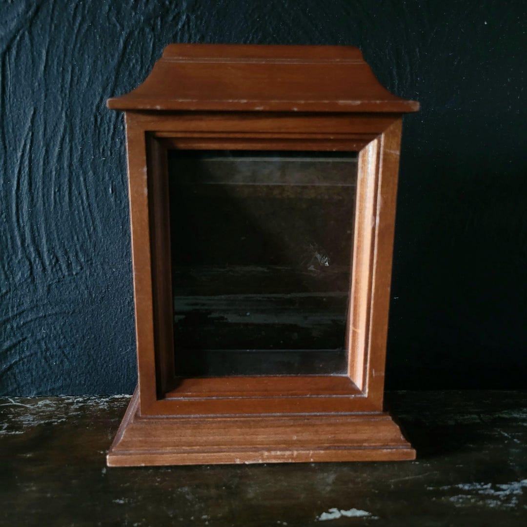 Wood and Glass Display Box - Etsy