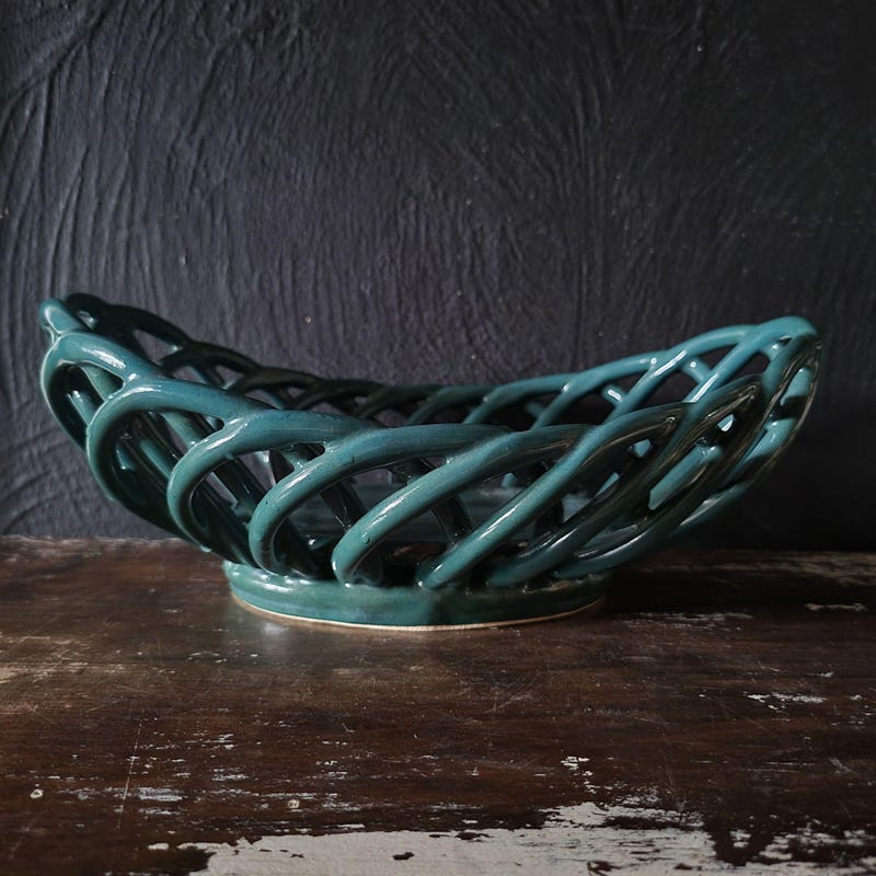 Ceramic Basket - Etsy
